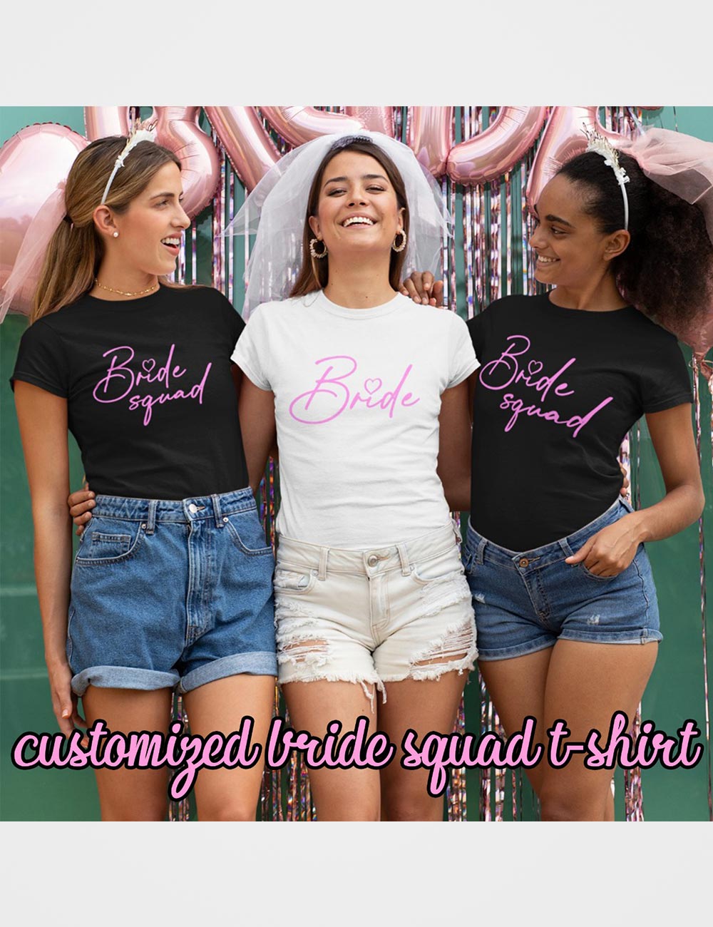 Customized Bride Squad T Shirt YNT Store Customized Bride Squad T Shirt YNT Store